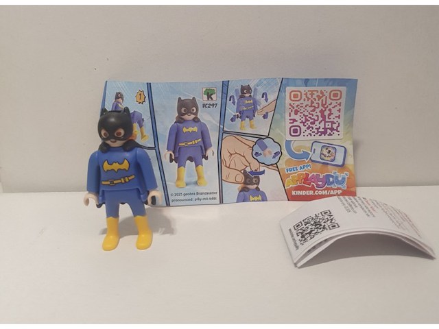 Kinder surprise DC Playmobil Batgirl VC297