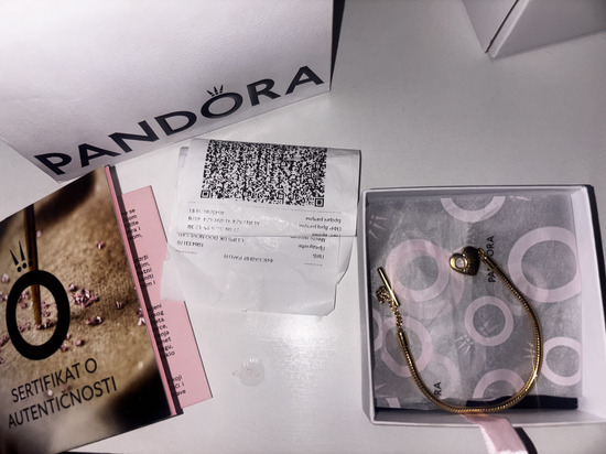 Pandora 14k narukvica NOVO