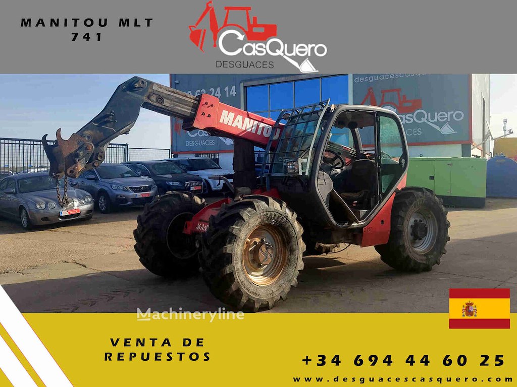 Manitou MLT741 teleskopski utovarivač po rezervnim delovima
