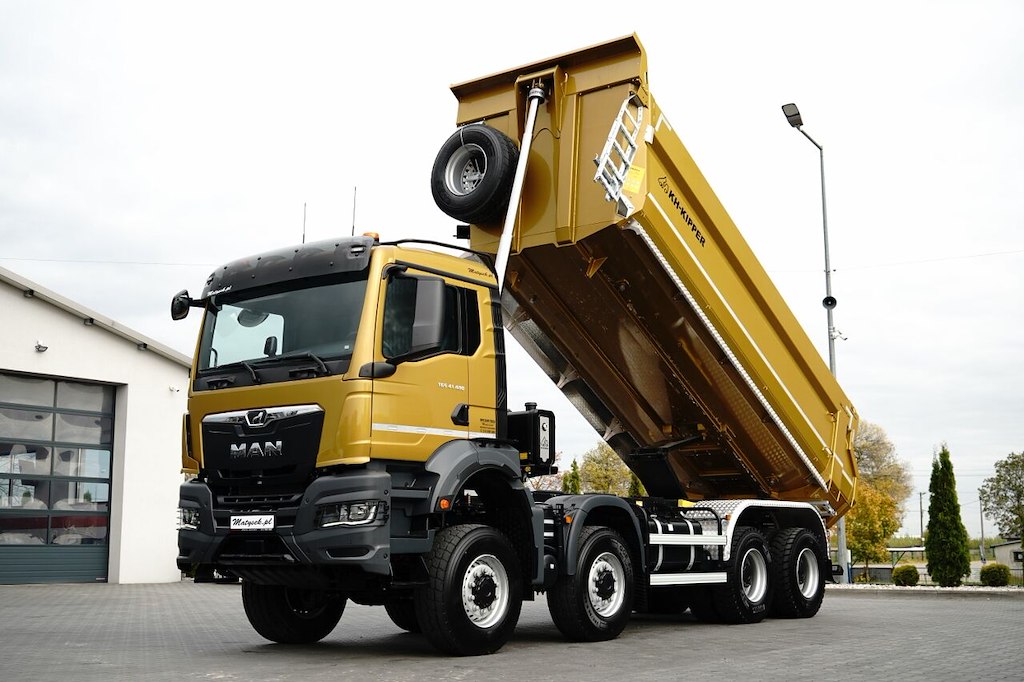 Novi MAN TGS 41.480 / 8X8 / WYWROTKA / AUTOMAT / FABRYCZNIE NOWY / BOGATE kiper