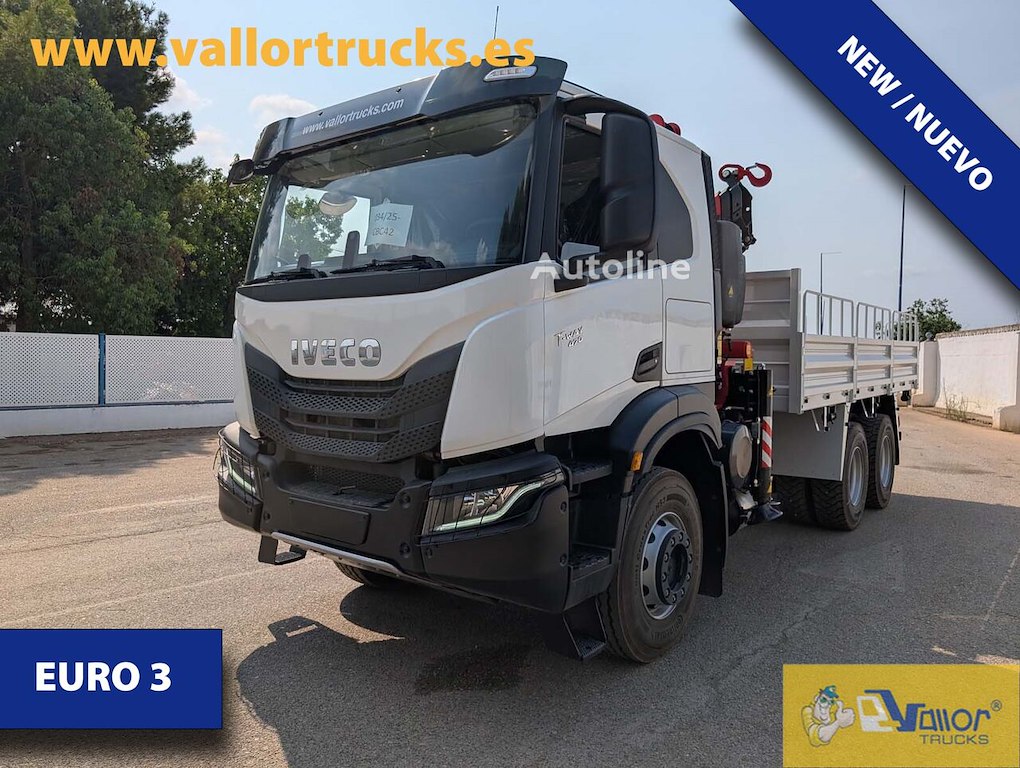 Novi IVECO AT380 FASSI F215 -- OUT OF EU -- kiper