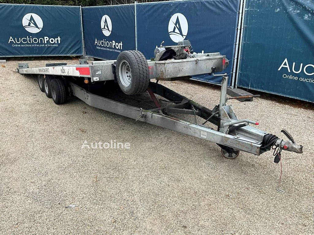 Prodaje se Temared Auto/Machinetransporter prikolicu sa ravnom platformom na aukciji
