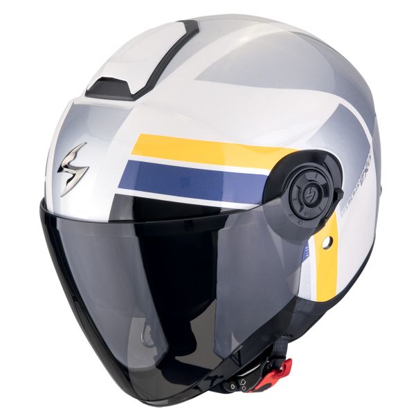 SCORPION Exo-city ii blur white-silver-yellow