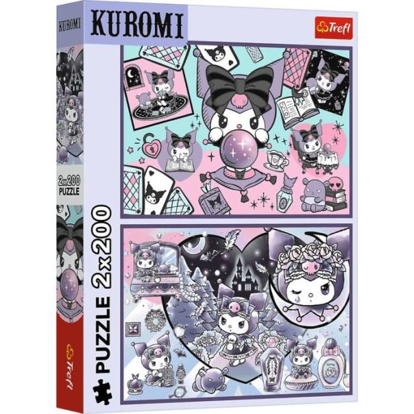 TREFL Puzzle Nestašluci Kuromi - 2x200 delova