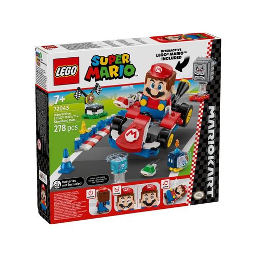 LEGO 72043 Mario Kart™: Interaktivni LEGO® Mario™ i standardni karting