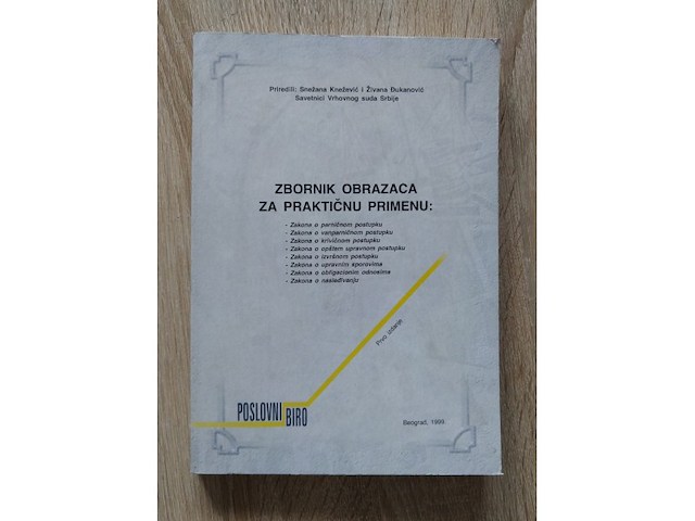 ZBORNIK OBRAZACA ZA PRAKTIČNU PRIMENU