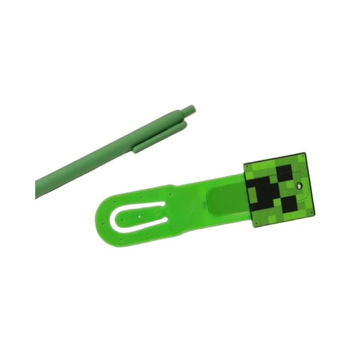 Lampa Paladone Minecraft Creeper Book Light Green