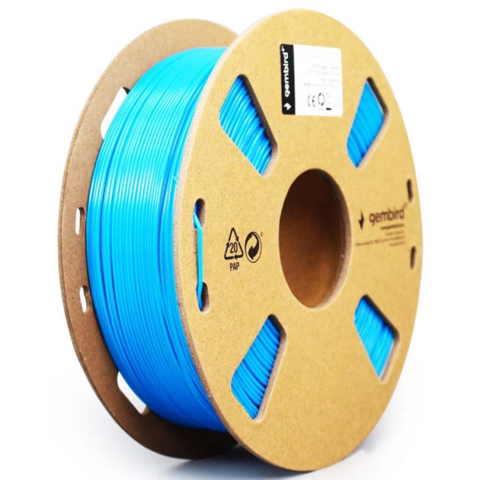 Filament Gembird PETG 3DP-PETG1.75-01-B 1.75mm 1kg Blue