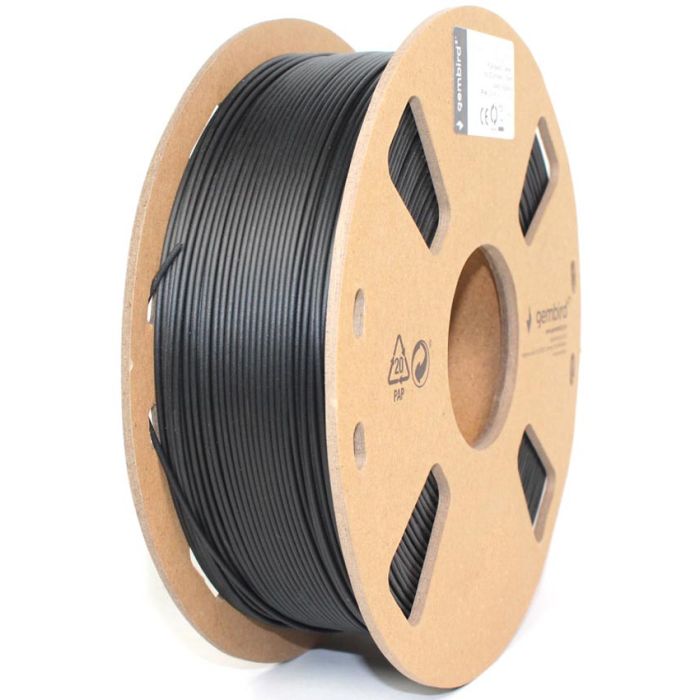 Filament Gembird 3DP-PLA 1.75-01-BK 1.75mm 1kg Black