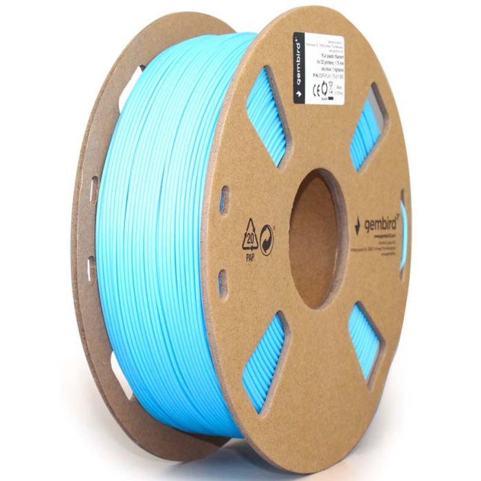 Filament Gembird 3DP-PLA1.75-01-BS 1.75mm 1kg Sky Blue