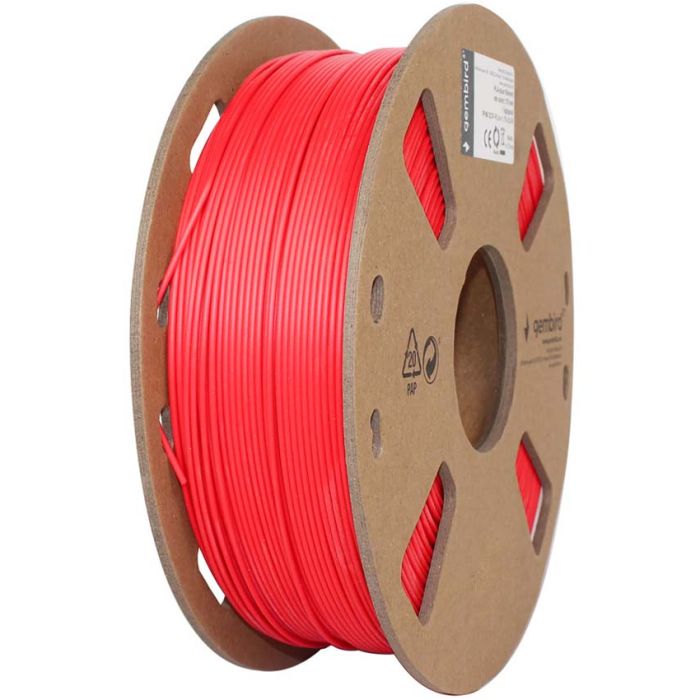 Filament Gembird 3DP-PLA1.75-01-FR 1.75mm 1kg Fire Red
