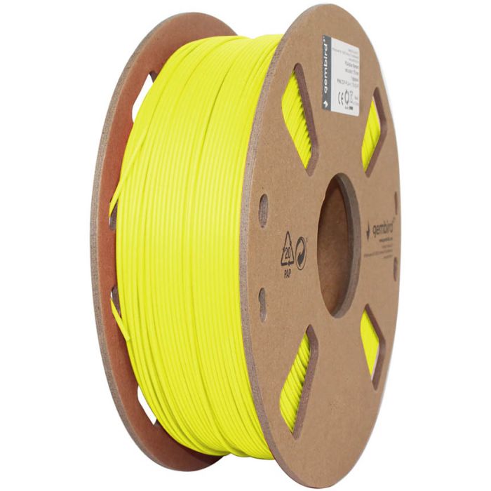 Filament Gembird 3DP-PLA1.75-01-FY 1.75mm 1kg Flame Yellow