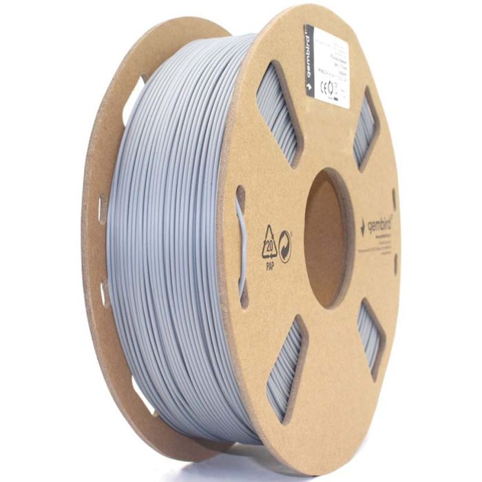 Filament Gembird 3DP-PLA1.75-01-GR 1.75mm 1kg Grey