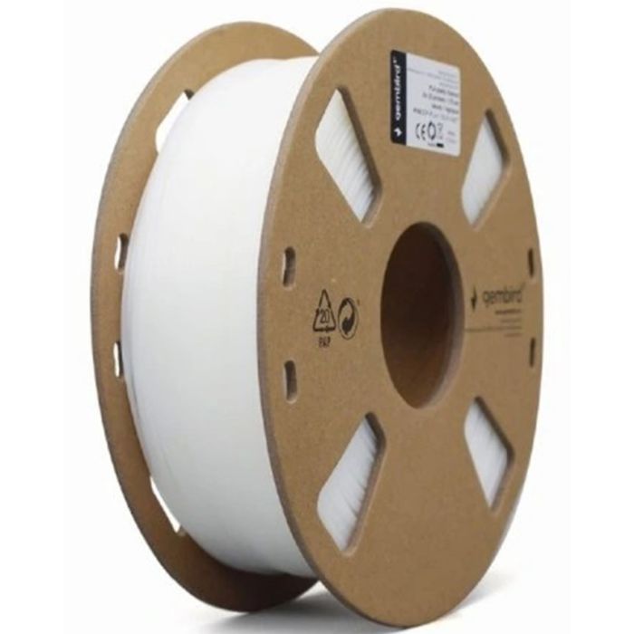 Filament Gembird 3DP-PLA1.75-01-W 1.75mm 1kg White