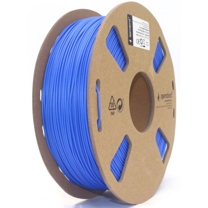 Filament Gembird 3DP-PLA1.75-01-FB 1.75mm 1kg Flame Blue