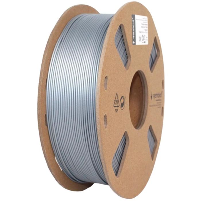 Filament Gembird 3DP-PLA1.75-01-S 1.75mm 1kg Silver