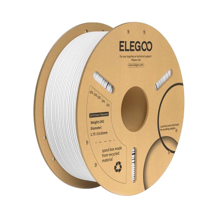 Filament Elegoo PLA+ 1.75mm 1kg White
