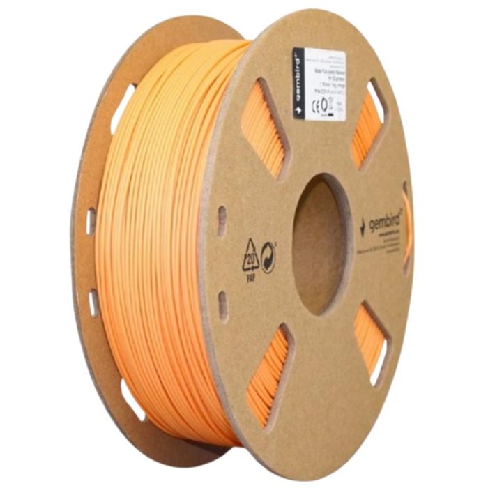 Filament Gembird 3DP-PLA-01-MTO 1.75mm 1kg Mat Orange