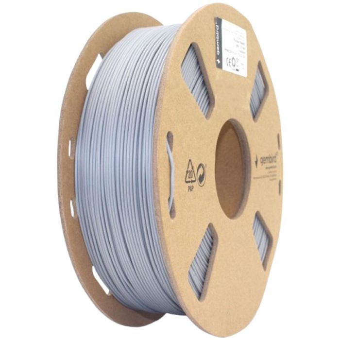 Filament Gembird PLA PLUS 3DP-PLA+1.75-02-GR 1.75mm 1kg Gray