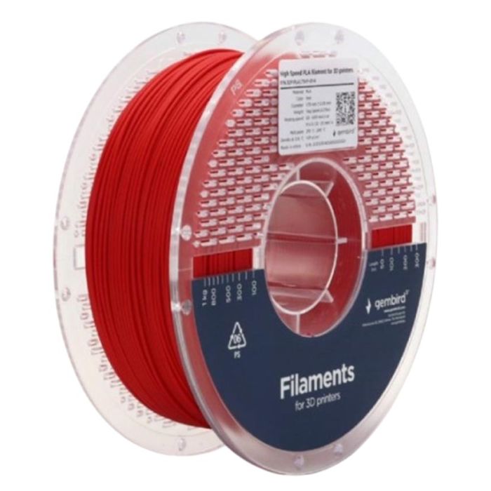 Filament Gembird 3DP-PLA1.75HY-01-R High Speed 1.75mm 1kg Red