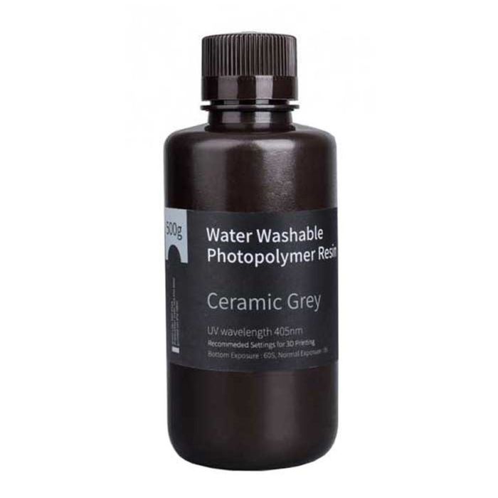 Resin Elegoo Water Washable 1kg - Ceramic Grey