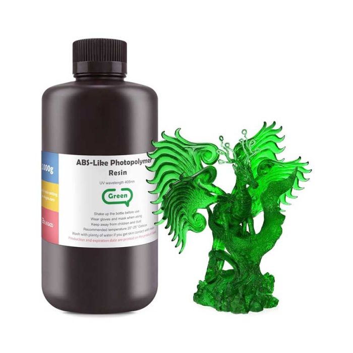 Resin Elegoo ABS Like Resin 1kg - Clear Green
