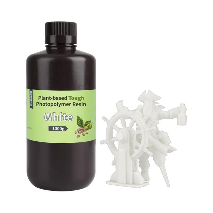 Filament Elegoo Plant-Based Resin 1000g White
