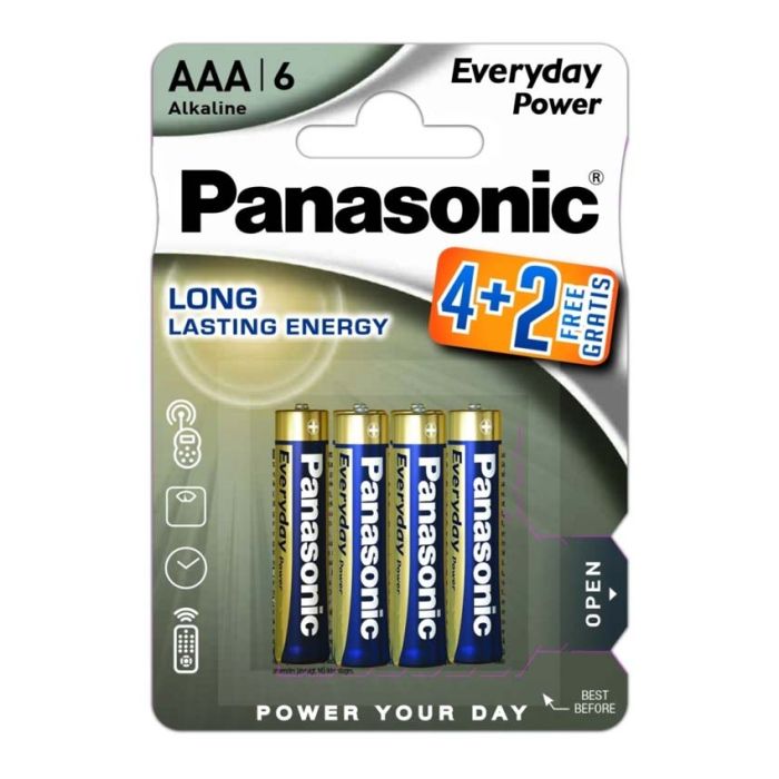 Baterije Panasonic AAA 6kom Alkaline LR03EPS/6BP - Everyday Power