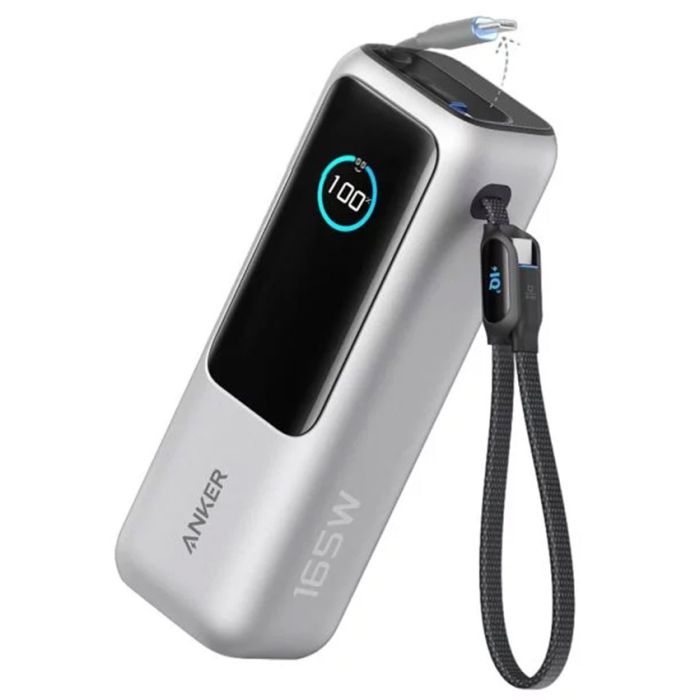Power Bank Anker Zolo 25K / 165W / Built-In USB-C - Silver