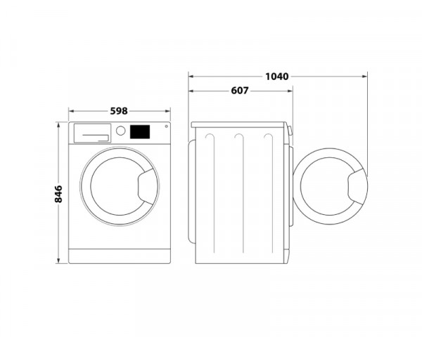 WHIRLPOOL WP C8 WBS EE mašina za sušenje veša - toplotna pumpa