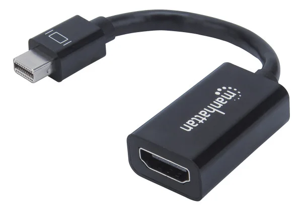 Adapter Manhattan 151528 Mini DisplayPort/M – HDMI 1080p Crni
