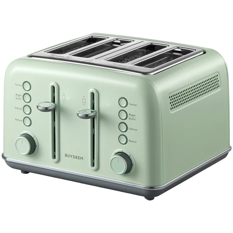 BUYDEEM 4 Slice Toaster, model DT640E, color Cozy Greenish, EU