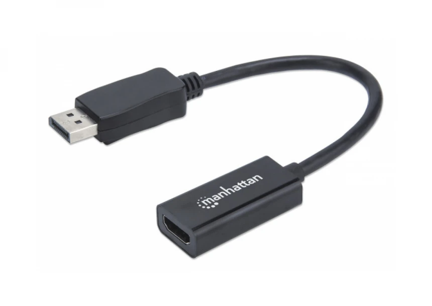 Adapter Manhattan 151634 DisplayPort/M - HDMI/F 1080p Crni
