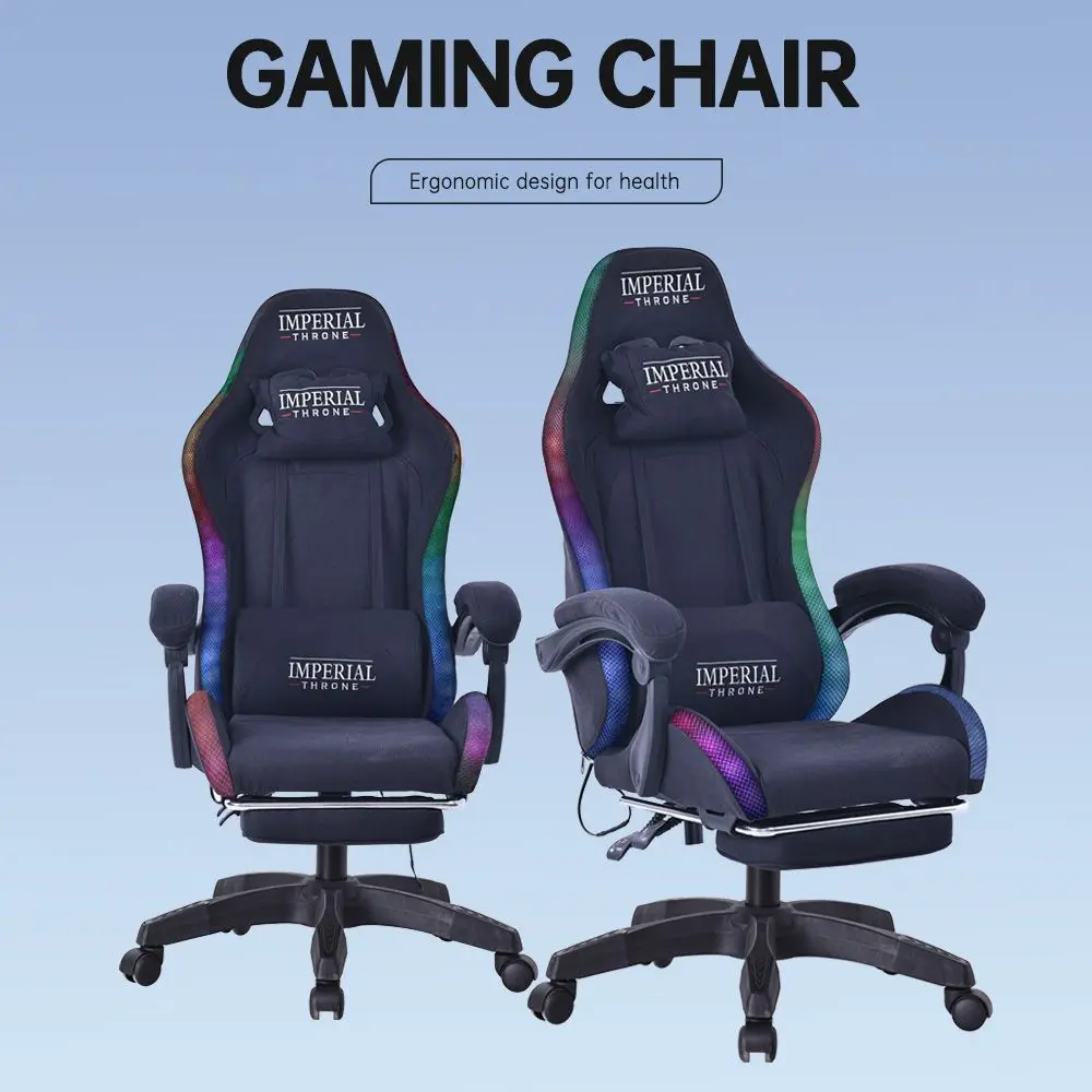 Gaming stolica LED RGB Massage Throne Aero 5400 - Black