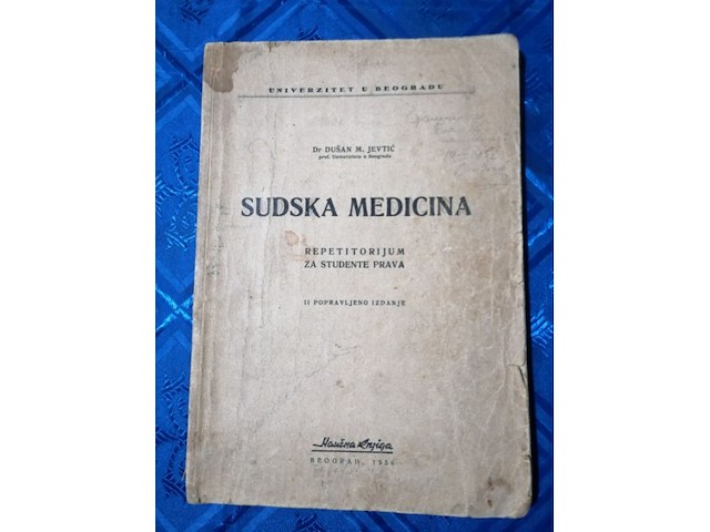 Sudska medicina Jevtić