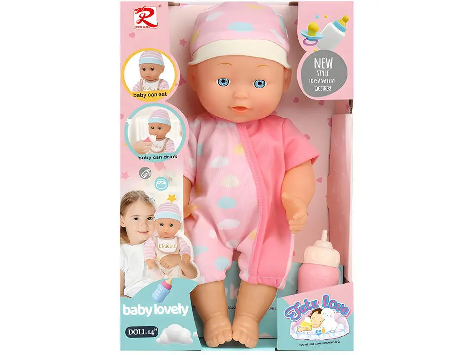 Lutka beba sa flašicom, Roze