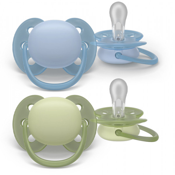 Avent varalica ultra soft 0-6m plava/zelena