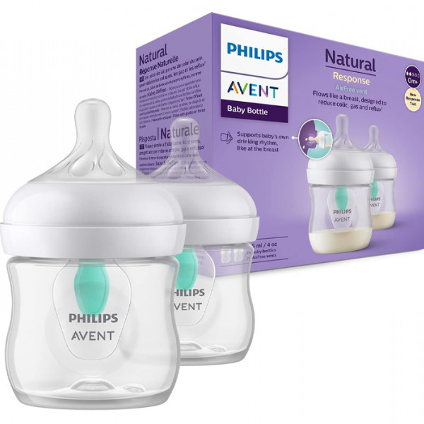 Avent flašica antik natural resposne 125ml duopack