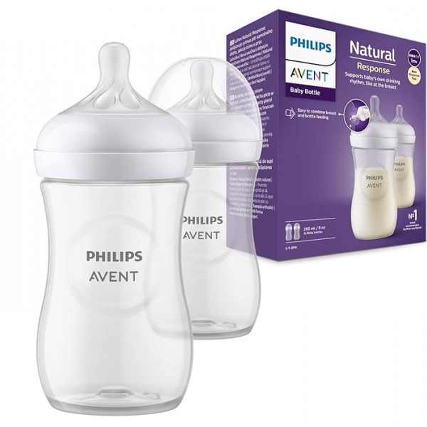 Avent flašica natural resposne 260ml duopack