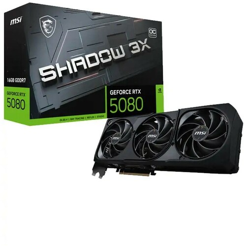 MSI GeForce RTX 5080 16G SHADOW 3X OC