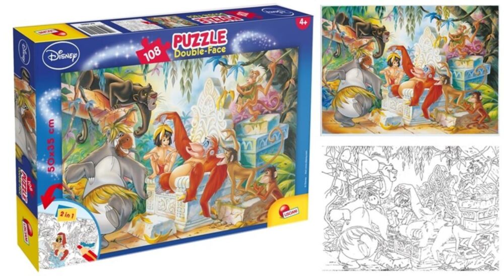 Lisciani Puzzle Slagalica 108pcs Knjiga o džungli