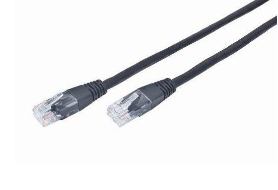 UTP kabl CAT5E 0.5m crni