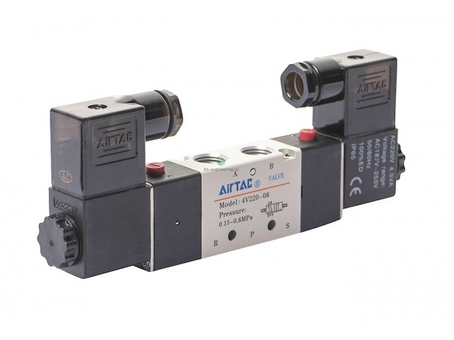 Pneumatski razvodnik elektromagnetni 5/2 G1/4 4V220-08