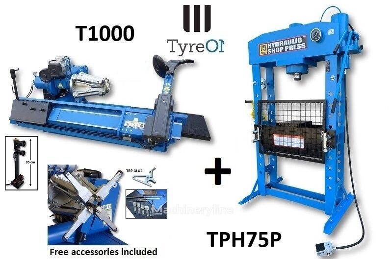 Novi TyreON T1000 2-speed 56 Inch truck tyre changer + 75T air hydraulic wor menjač guma za kamione