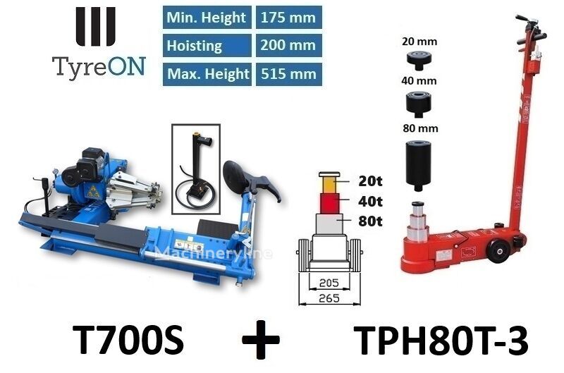 Novi TyreON T700S + TPH80T-3 menjač guma za kamione