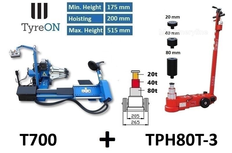 Novi TyreON T700 + TPH80T-3 menjač guma za kamione
