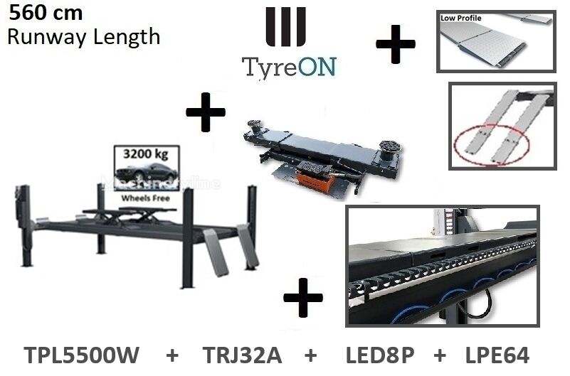Nova TyreON TPL5500W + TRJ32A + LED8P + LPE64 četvorostubna dizalica