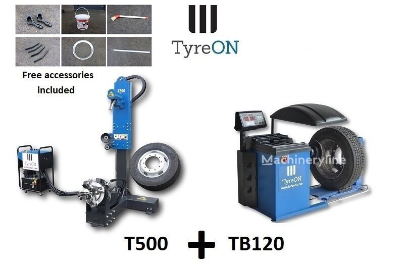 Novi TyreON T500 26 Inch verticalk truck tyre changer + truck wheel balancer balansirka