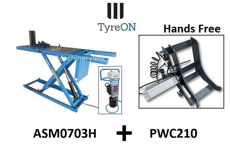 Nova TyreON ASM0703H blue + PWC210 makazasta auto dizalica