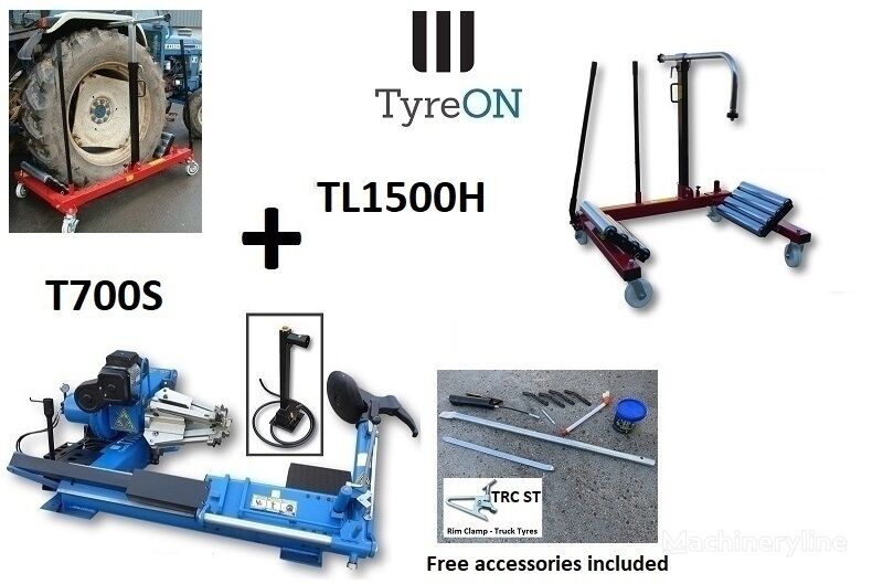 Novi TyreON T700S 42 Inch truck tyre changer + 1500 kg wheeldollly TL1500H menjač guma za kamione